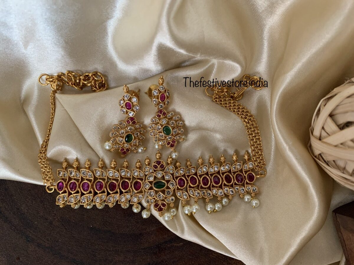 Mini stone choker set - The Festive Store