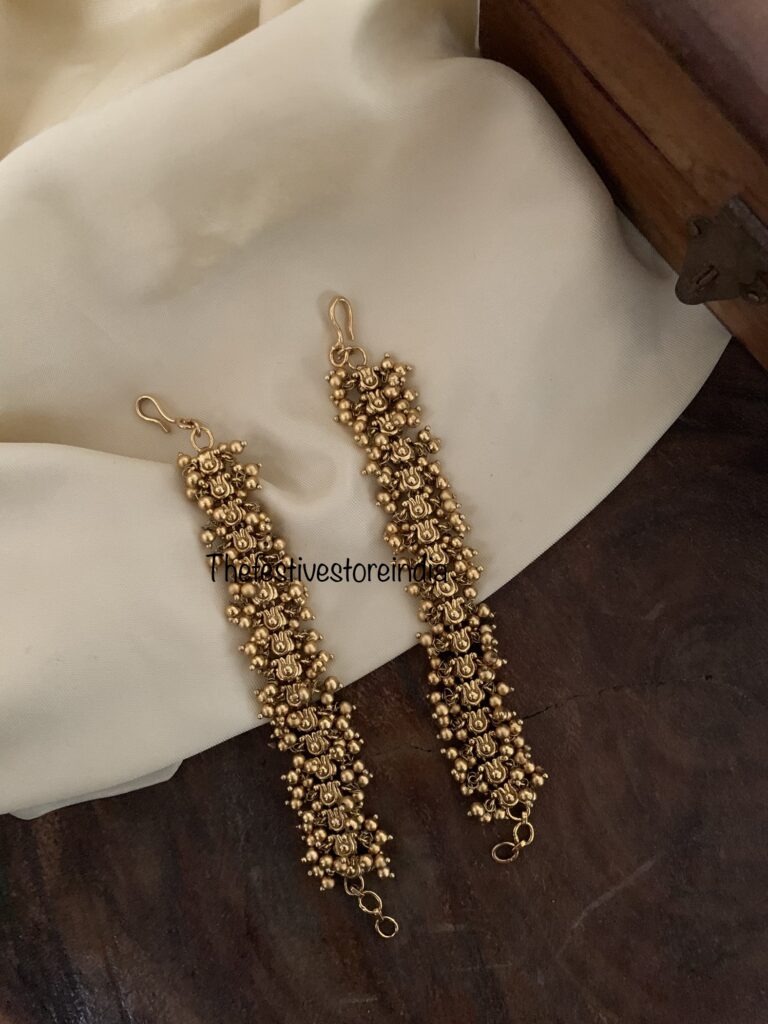Gold straight maati - The Festive Store