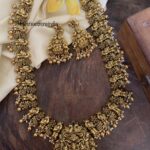 Classic pendant palakka haaram set | Haaram | Bridal | long chain ...
