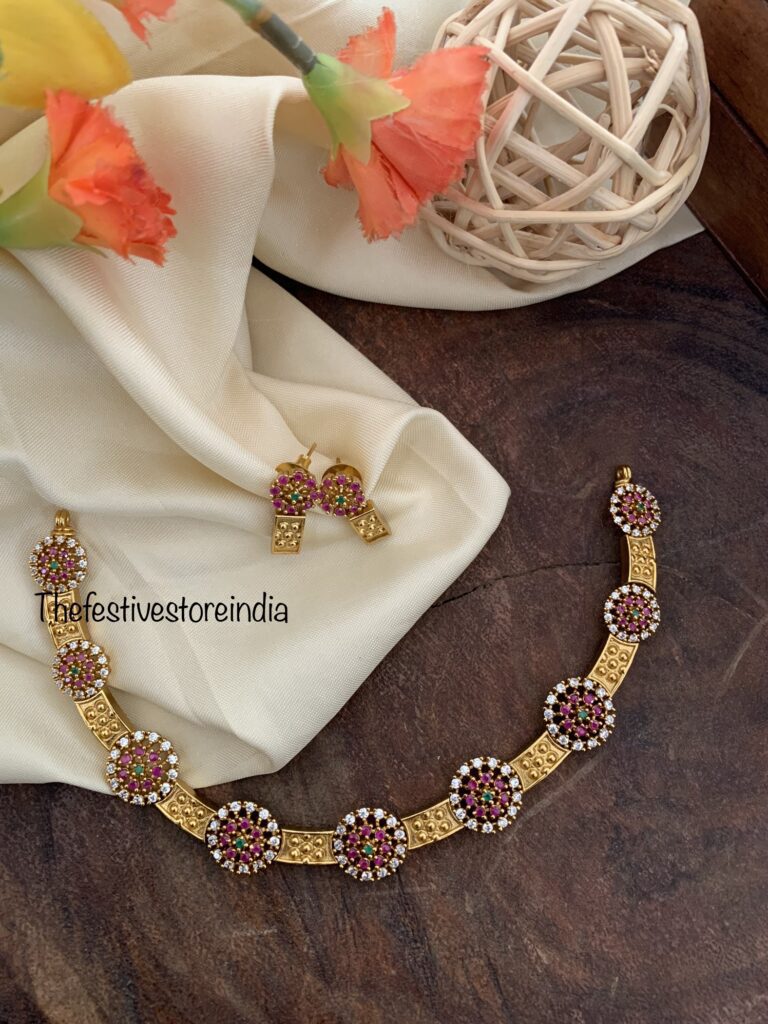 Bottu necklace set - The Festive Store