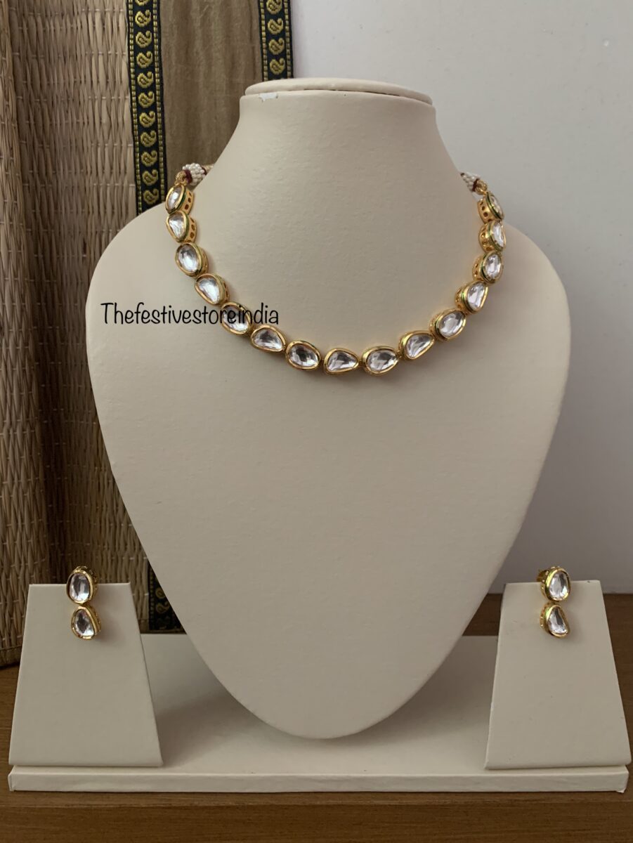 Single layer kundan set - The Festive Store