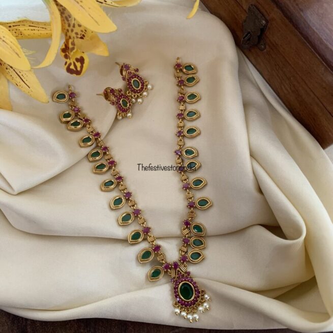 Palakka necklace set – The Festive Store