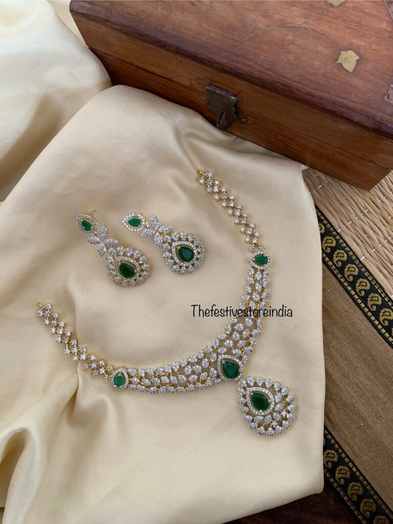 Bridal AD necklace set - The Festive Store