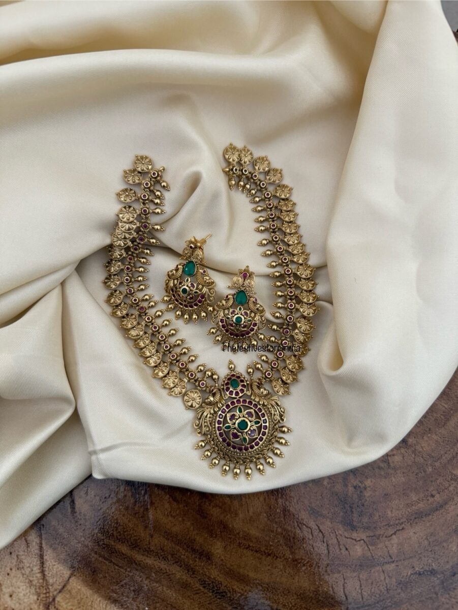 Premium polish navilu kaasu necklace set - The Festive Store