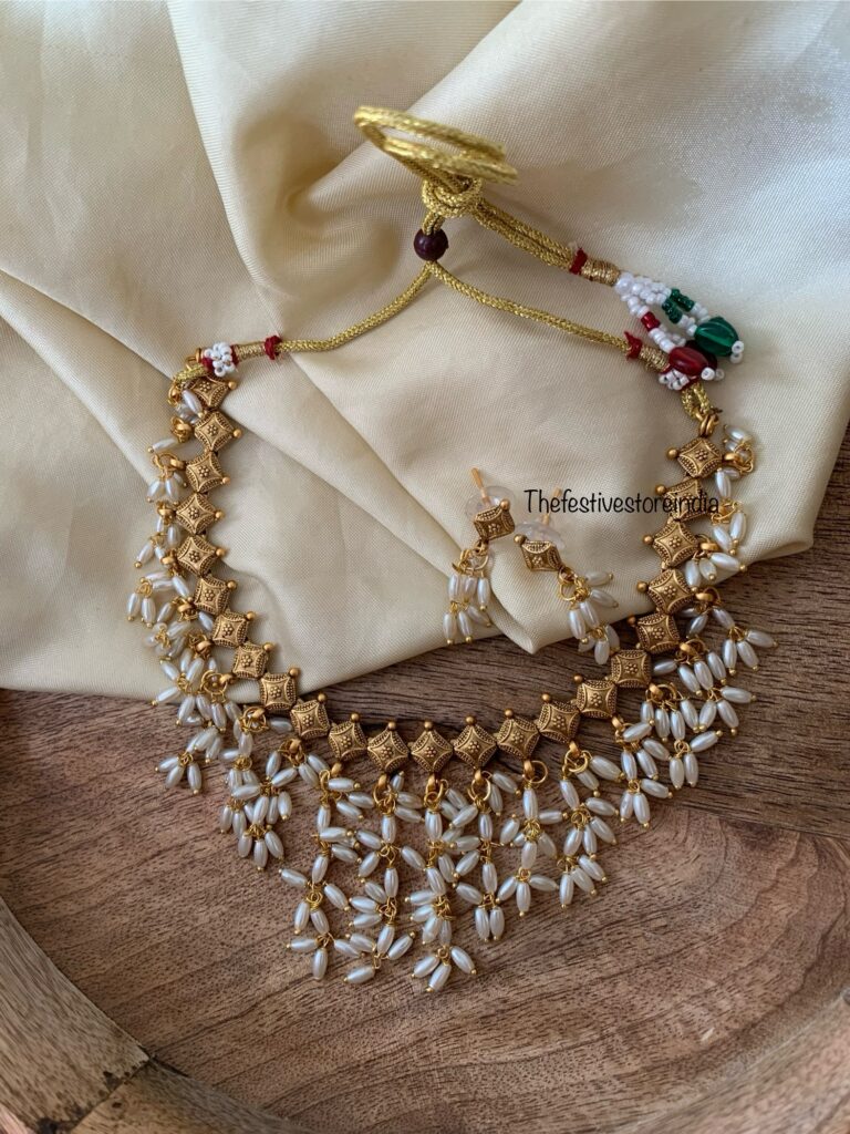 Fusion rice pearls set - The Festive Store