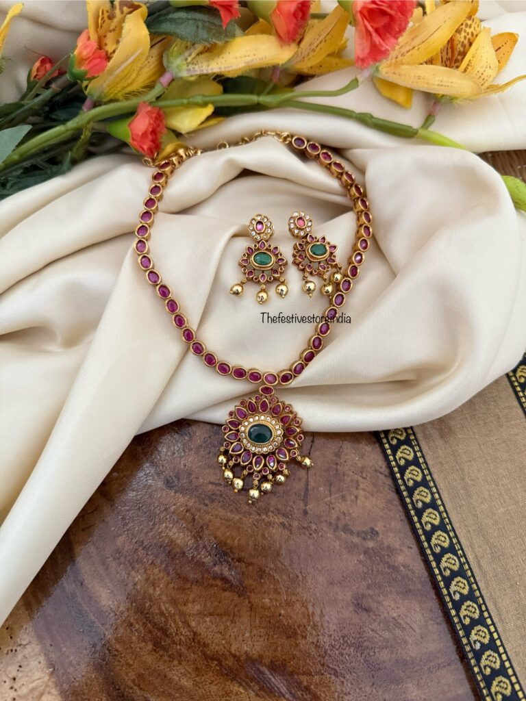 Kemp and green attigai set - The Festive Store